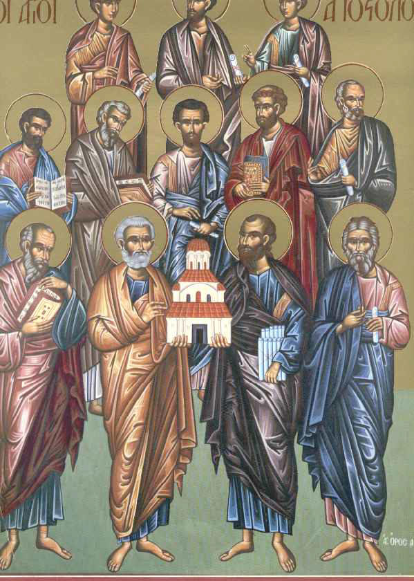 30 Ιουνίου, η Σύναξις των Αγίων Αποστόλων – Εγκώμια εις τουσ Δώδεκα ...